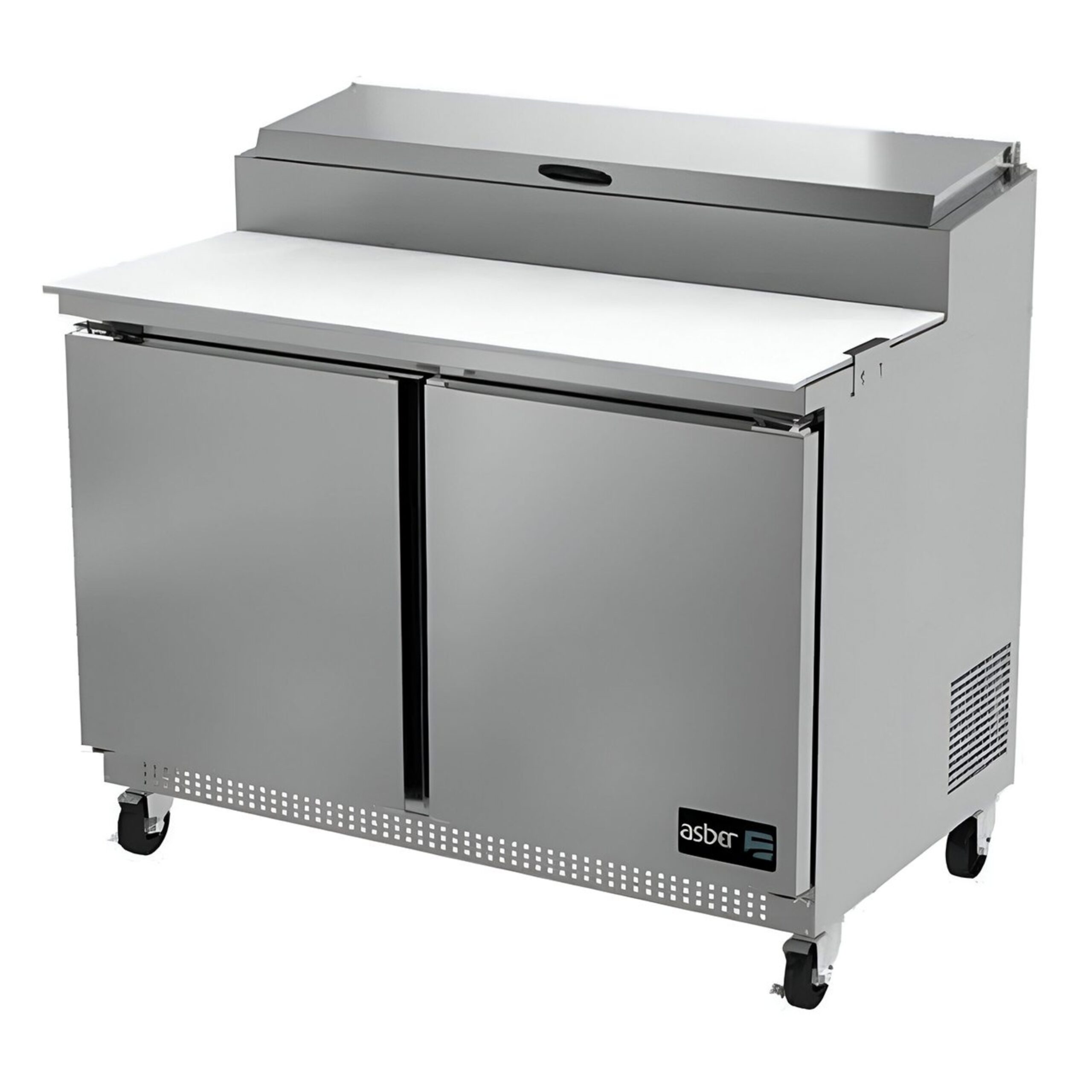 ASBER APTP-46 HC Mesa Refrigerada de Preparación de Pizzas con 6 ...