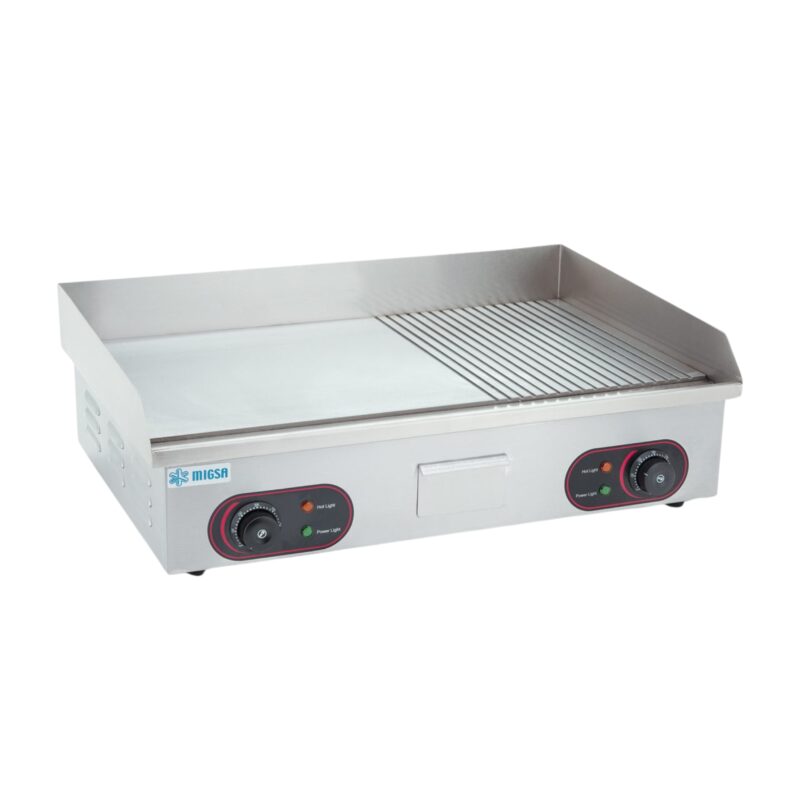 MIGSA Plancha Grill Mitad Lisa Y Mitad Acanalada MIGSA BN-822B ...