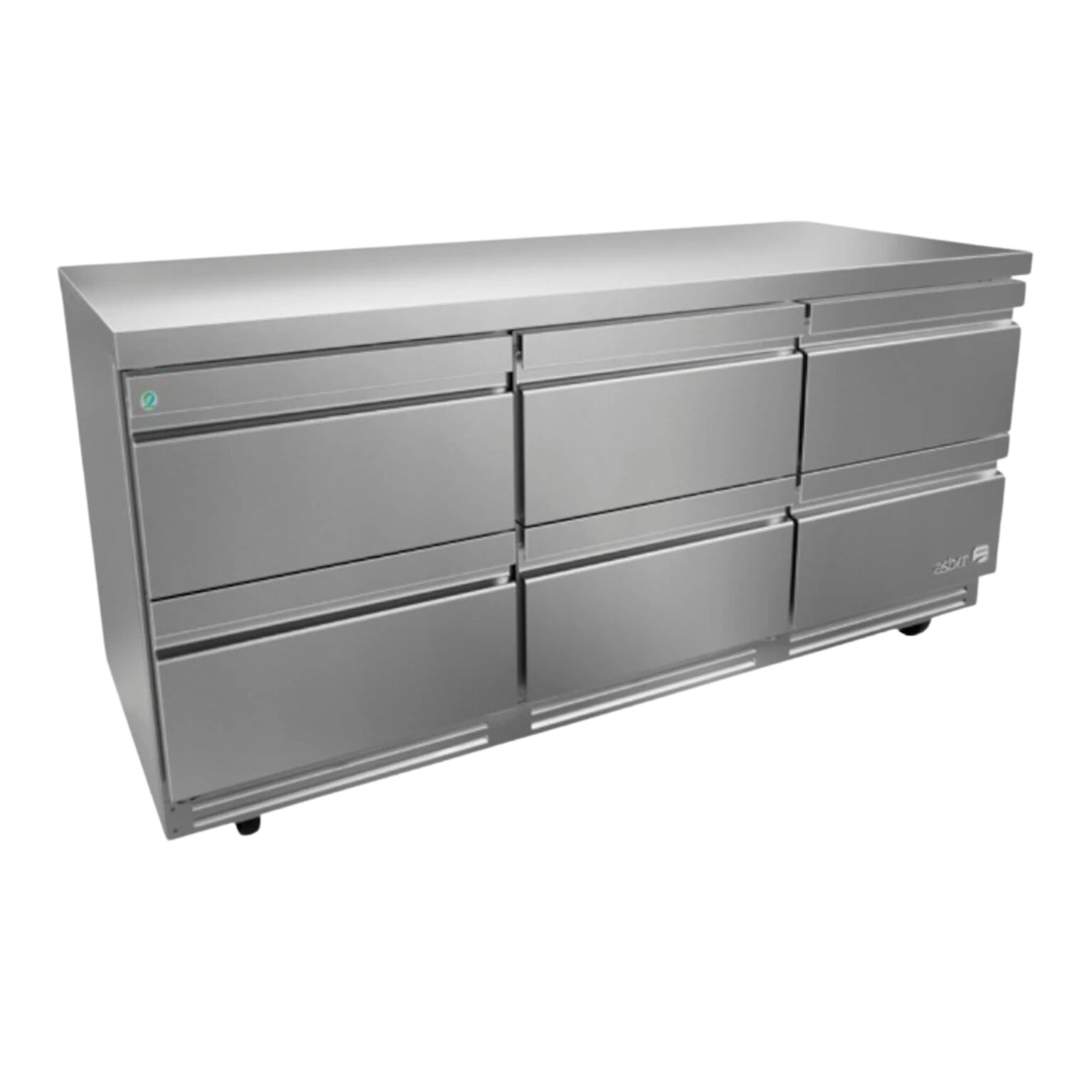 ASBER AUTR-72-D6 P HC Mesa Refrigerada Bajo Mostrador de 25.4 ft³ con 6 ...
